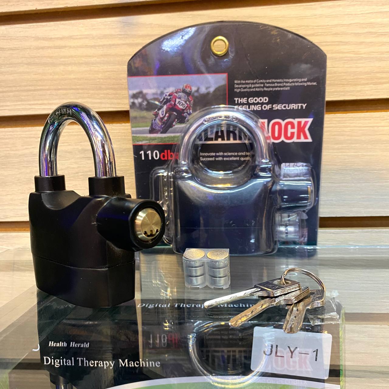 Candado con Alarma de Zinc | Seguridad 2 en 1 – avanzana.com